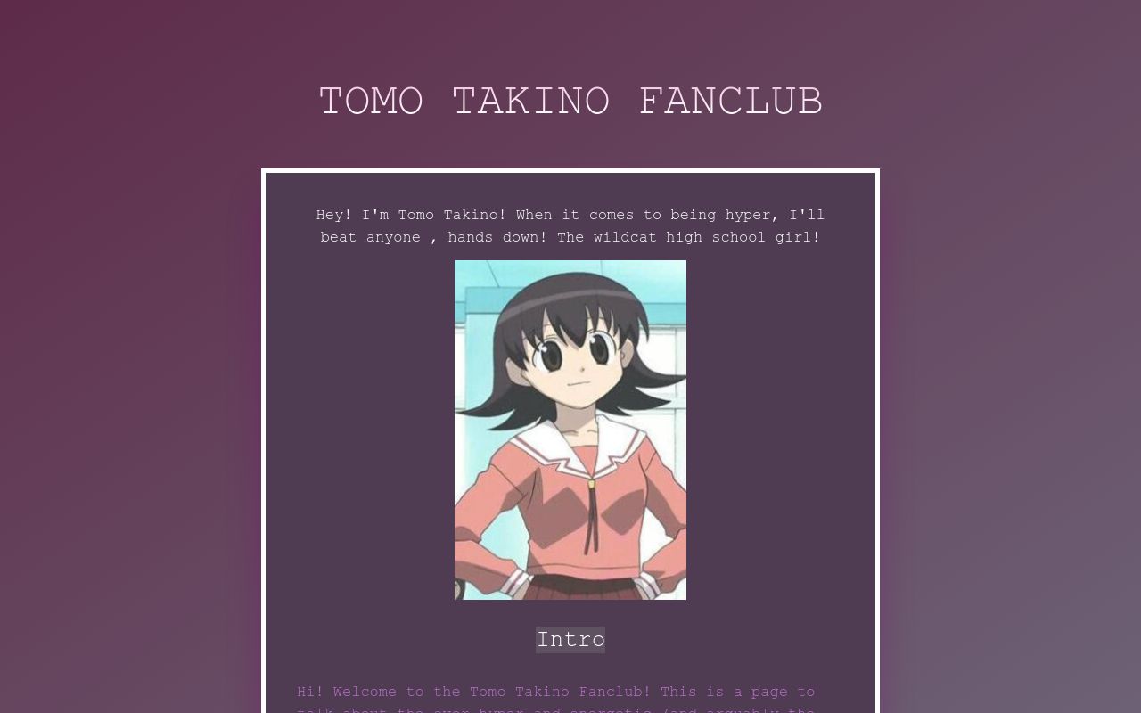 tomo takino fanclub